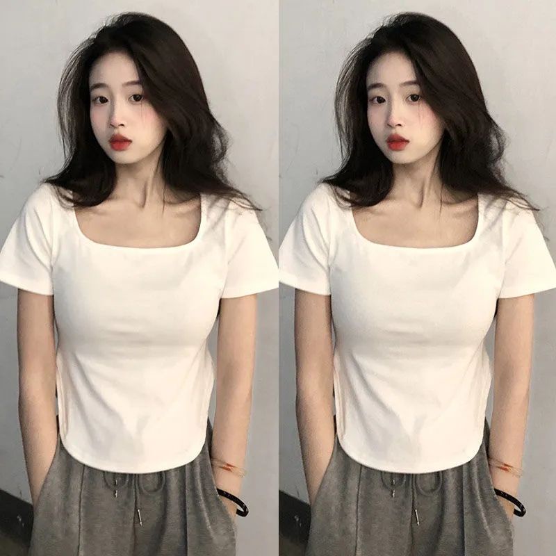 【Plus Size】(40-150kg) Oversize Women Summer Short Sleeve Plus Size T ...