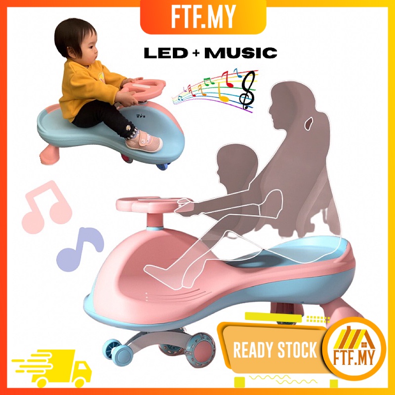 Yoyo Twist Car Super Solid Baby Self Powered Ride On Kids Children ...