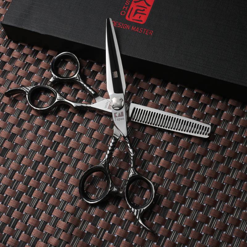 Barber shop Professional Hair scissors straight snips thinning scissors ...