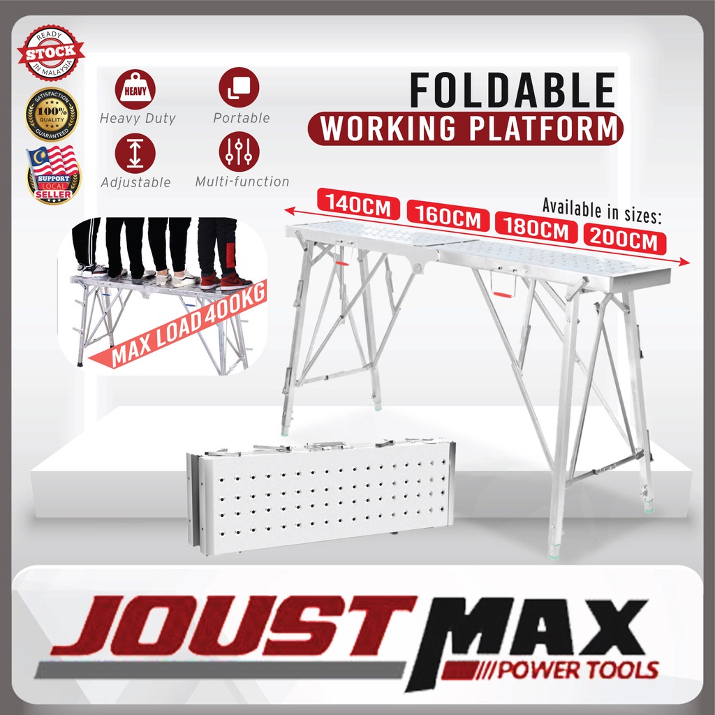 1.4M 1.6M 1.8M 2M Foldable Working Platform Heavy Duty Scaffolding High ...