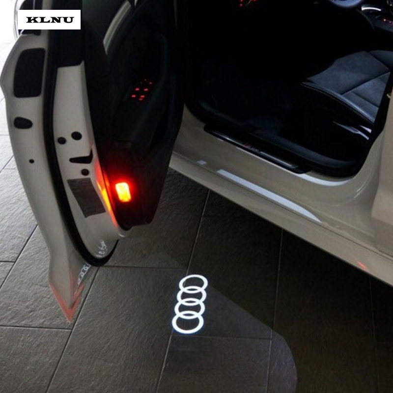 KLNU 2Pcs Car Door Welcome Courtesy Light LED Projector Ghost Shadow ...