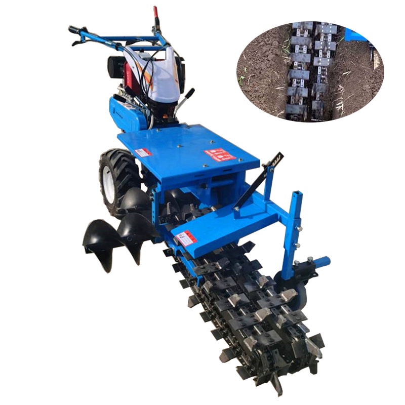 Small Chain Trencher Making Machine Fiber Cable Agriculture Micro ...