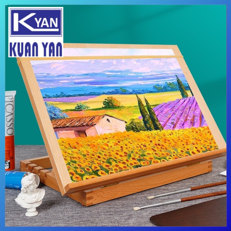 Table Top Easel / Wood Easel / Drawing Table Easel / Drawing Stand / A2 ...