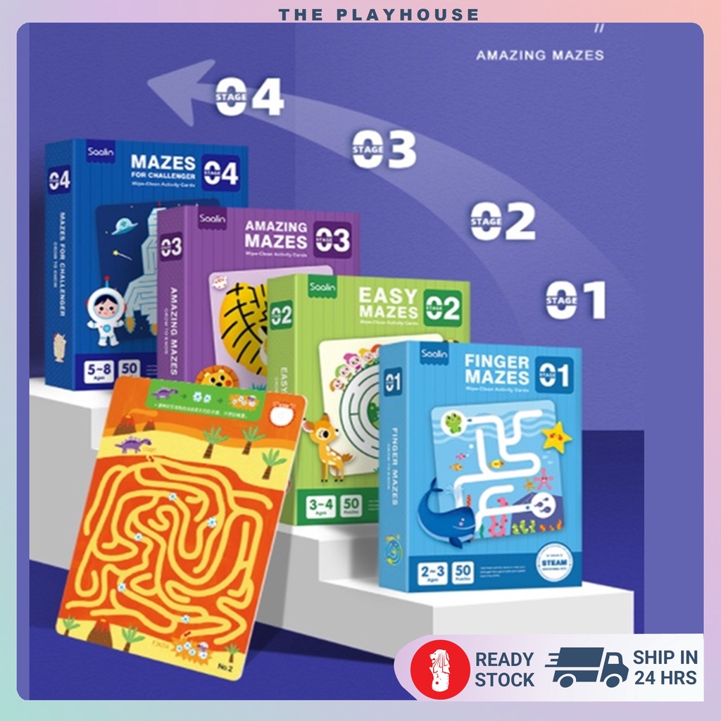 Amazing Mazes Drawing Games For Kids (4 Levels) | Shopee Malaysia