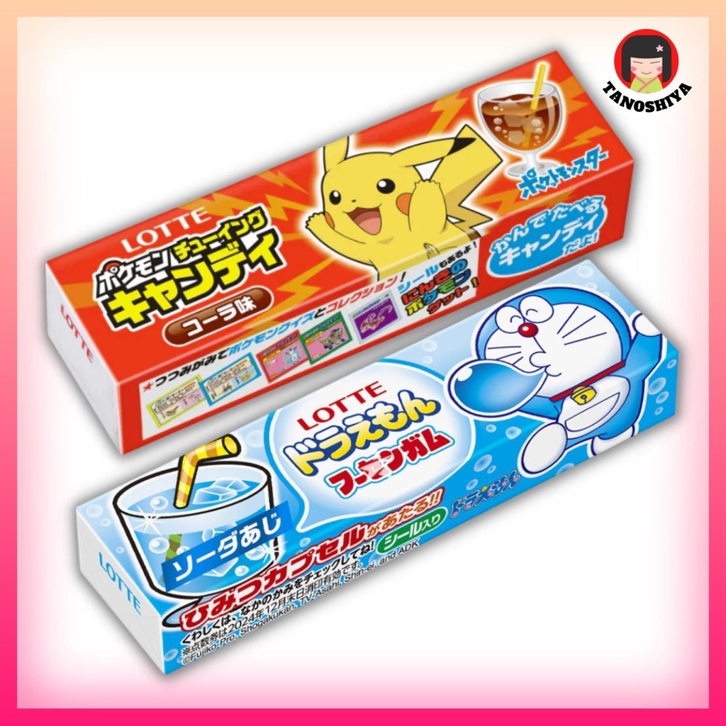 LOTTE Chewing Gum Pokemon / Doraemon 21g | Shopee Malaysia