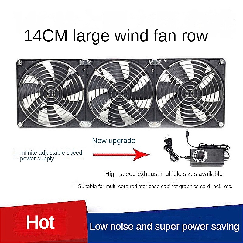 Radiator 14cm 230V Cooling Fan Combination Exhaust Fan Computer Case ...