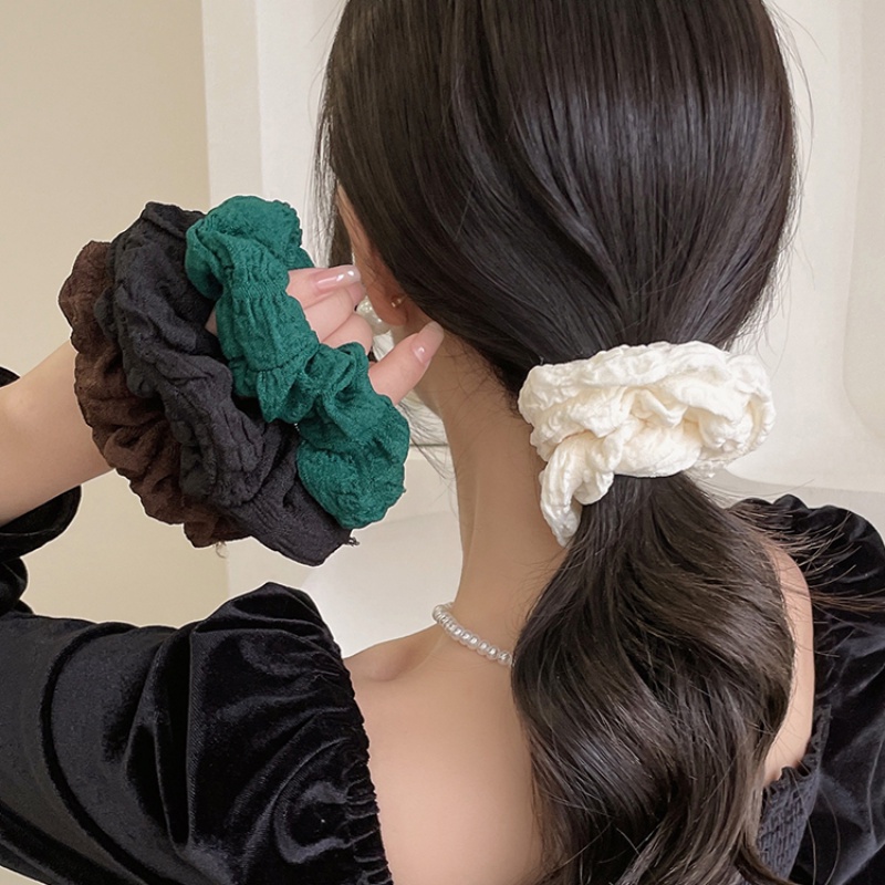 Simple Temperament Rubber Band Head Rope Ponytail Ball Head Large ...