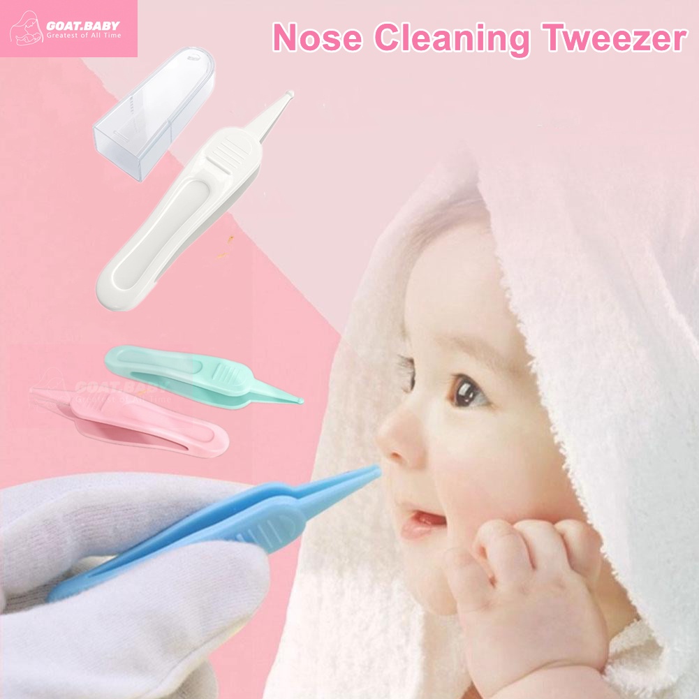 Baby Clip Nose Tweezer Ear Cleaning Tools Pengorek Telinga Hidung Baby ...