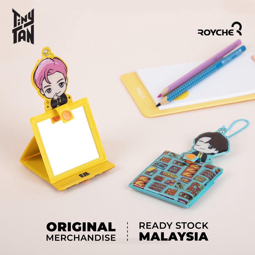 [OFFICIAL] TinyTAN Butter Folding Mirror BTS BT21 TinyTAN BangTan Kpop Merch | Shopee Malaysia