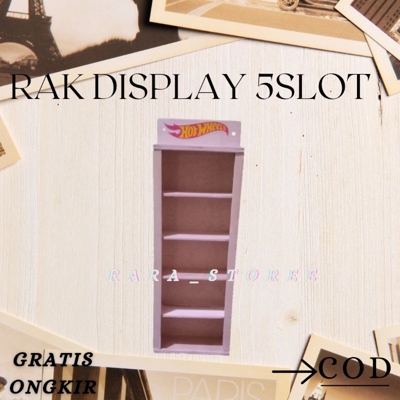 Hotwheels Rack, MATCHBOK, DIECAST LOSE DISPLAY, 1:64 Scale, Without Lid ...