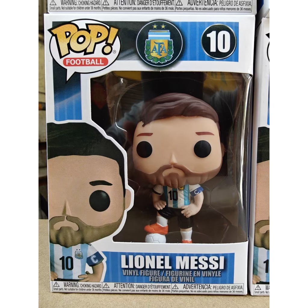 FUNKO POP soccer star Lionel Messi action figure #10 Original | Shopee ...