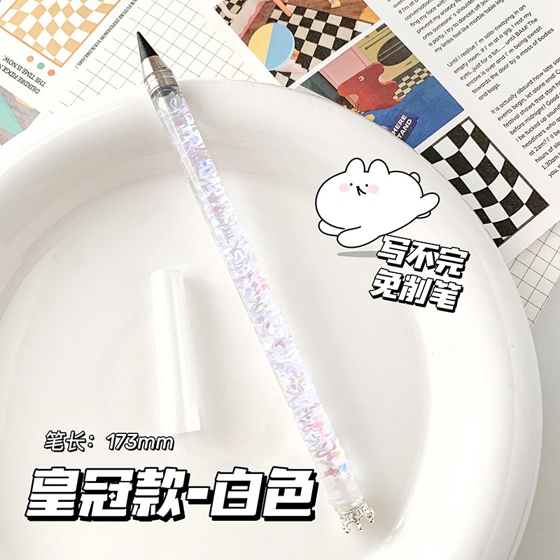 Continuous Lead HB Quicksand Pencil Cute Ink-free Eternal Pencils Can ...