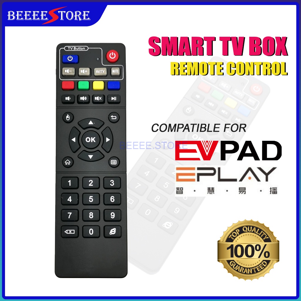 Remote Control TV EVPAD EPLAY EVBOX 2S 3S 3R 3Max 5P 5S Pro Plus MYViU ...