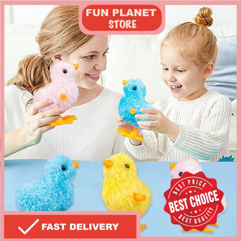 🔥Ready Stock🔥Classic Plush Wind Up Chicken Kids Educational Toy ...
