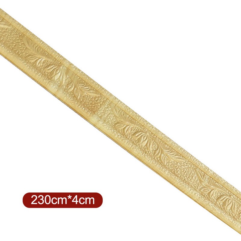 2.3m 3D Wall Skirting Wall Trim Line Self-Adhesive Waterproof Wallpaper ...