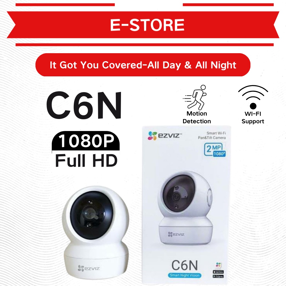EZVIZ C6N 1080P CCTV Indoor Security smart motion tracking Wi-fi Pan ...