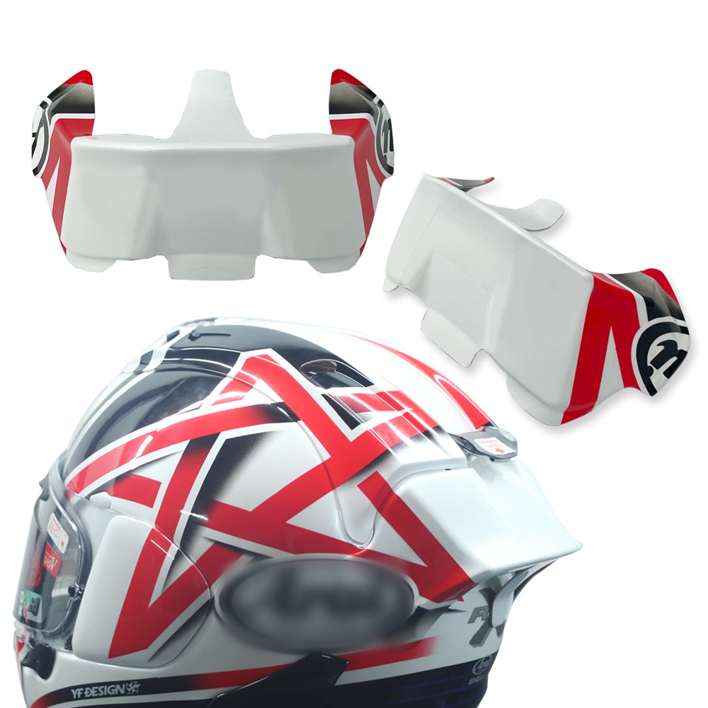 Motorcycle Rear Spoiler Trim Helmet Spoiler Accessories For Arai RX-7X ...