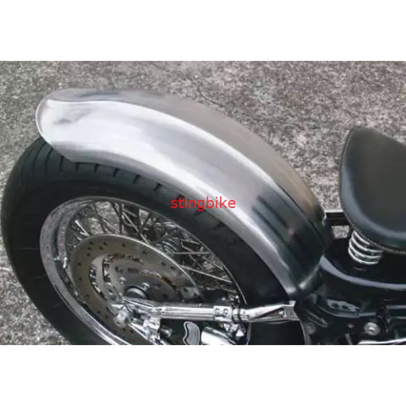 Custom Chopper Bobber Steel Rear Fender 5.5" Mudguard classic harley ...
