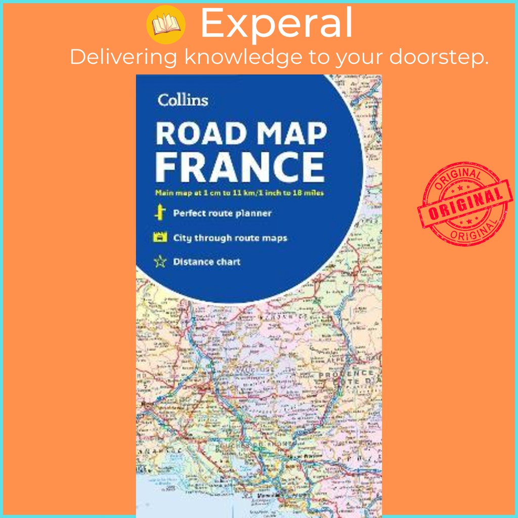 [English - 100% Original] - Collins Map of France by Collins Maps (UK ...