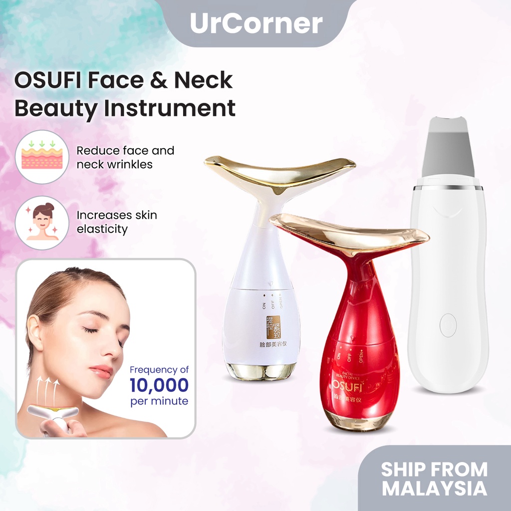 OSUFI Face & Neck Beauty Massage Instrument / Deep Facial Cleansing ...