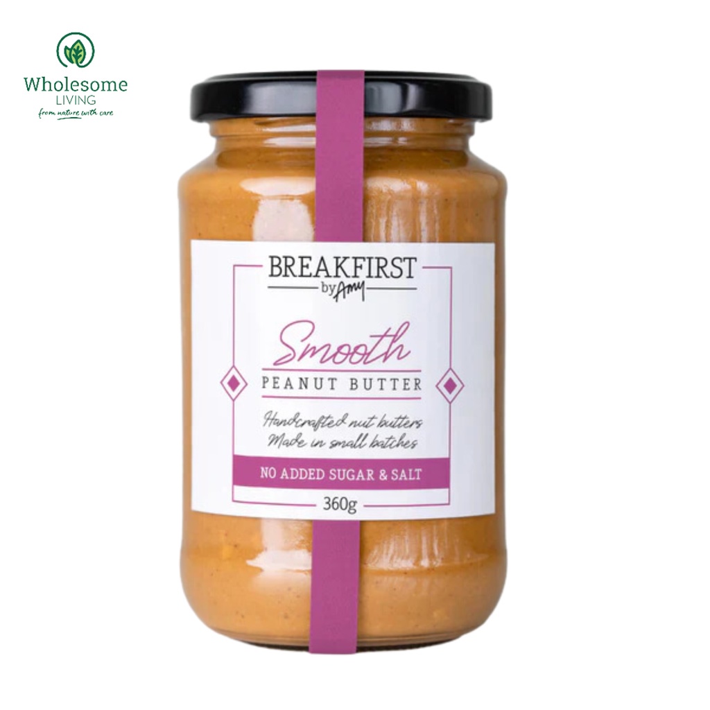 Breakfirst By Amy Smooth Peanut Butter (360g) | Shopee Malaysia