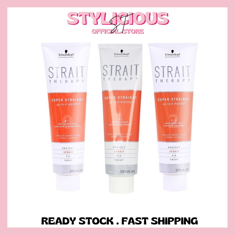 SCHWARZKOPF STRAIT THERAPY Straightening Cream - 300ML | Shopee Malaysia