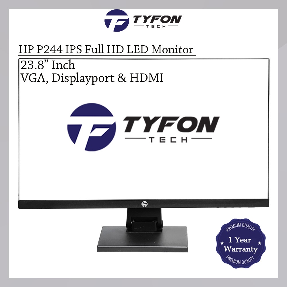 HP 23.8″ Inch Widescreen IPS Full HD LED Monitor P244 (Refurbished ...