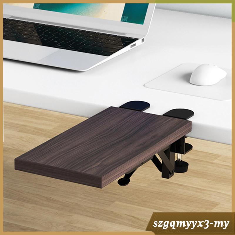 [ Wood Computer Arm Bracket Wrist Rest Computer Desk Extension Board ...