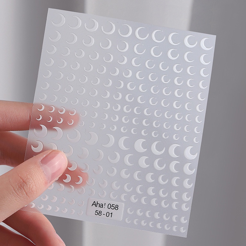 3D Star Series Sparkling Stickers Girl Nail Art Deco DIY Shiny Stickers ...