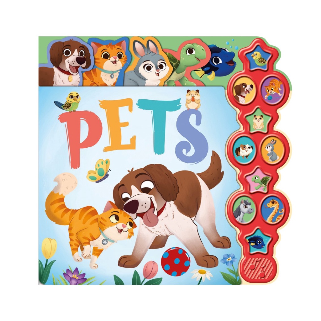 Cute Animals Sound Book For Kids & Toddlers To Learn About Pets With 10 ...
