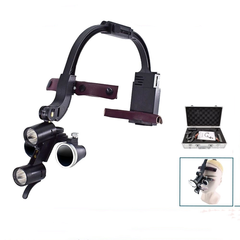 Ultra Light Shadowless Double Tube Headlamp Dr. Kim DKH-50 Medical Oral ...