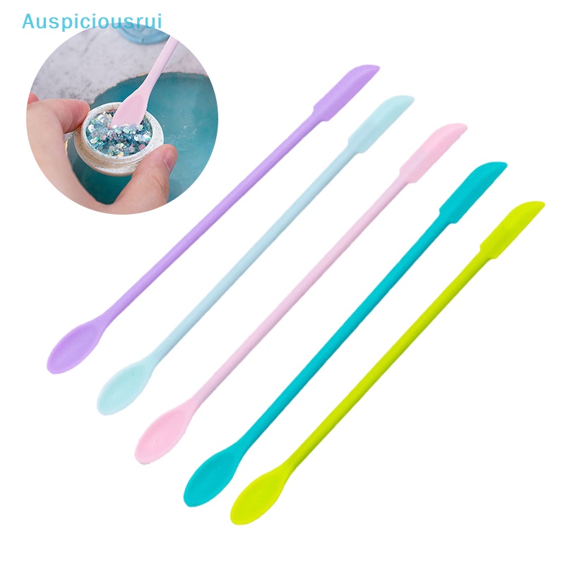 Auspiciousrui Silicone Spatula Jar Scraper Scoop Tip Long Double Headed ...