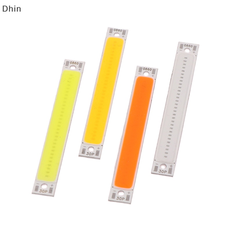 [Dhin] 3V-4V DC 60mm 8mm LED COB Strip 1W 3W Warm Cold White Blue Red ...