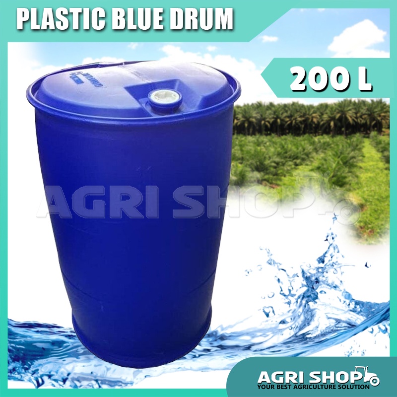 Agrishop 200L Blue Plastic Drum | Shopee Malaysia