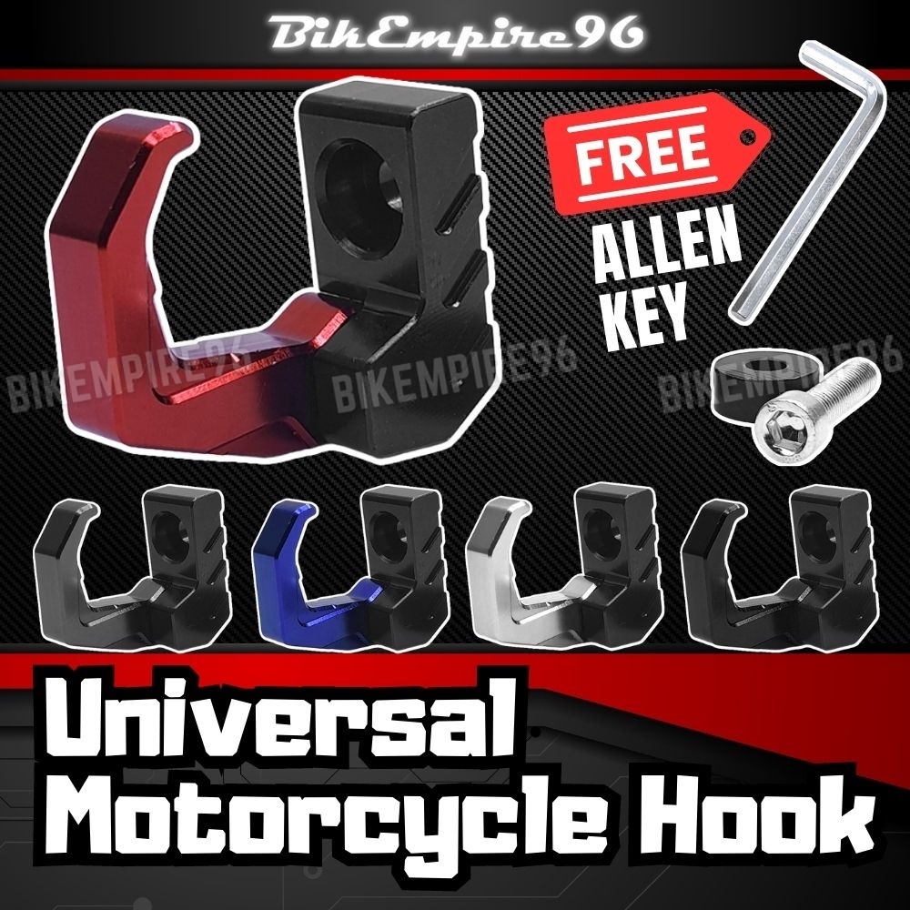 Universal Motorcycle Hook Heavy Duty Premium Durable Quality Hanger for ...