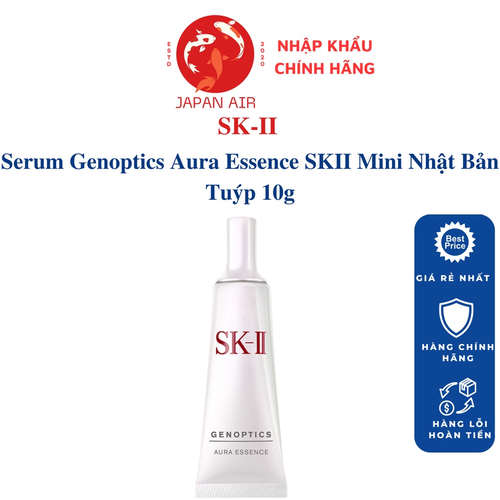 Sk-ii Genoptics Aura Essence Mini SKII Skin Whitening Serum Japan 10ml Tube | Shopee Malaysia