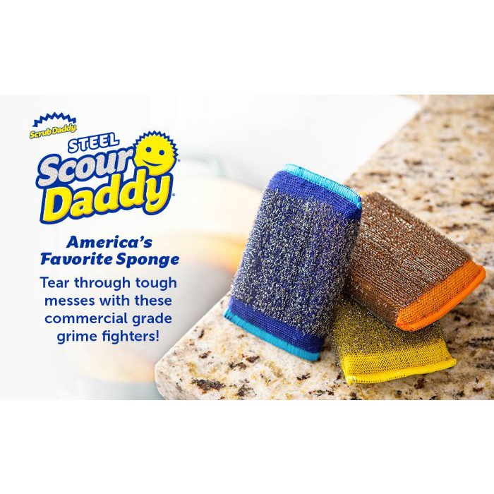[Scrub Daddy MY] Steel Scour Daddy by Scrub Daddy Heavy Duty Scrubber ...