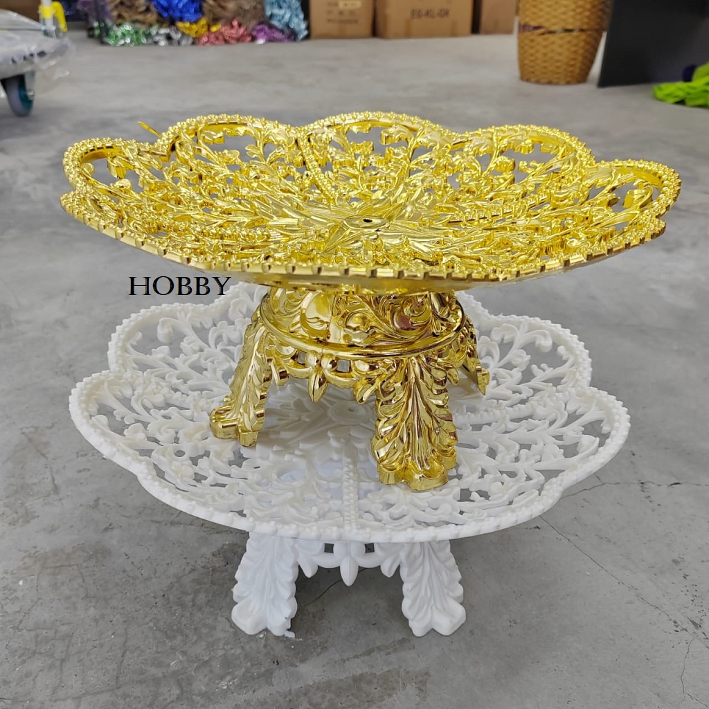 DULANG HANTARAN SILVER MAS WHITE Dulang Kerawang Dulang Kahwin ...