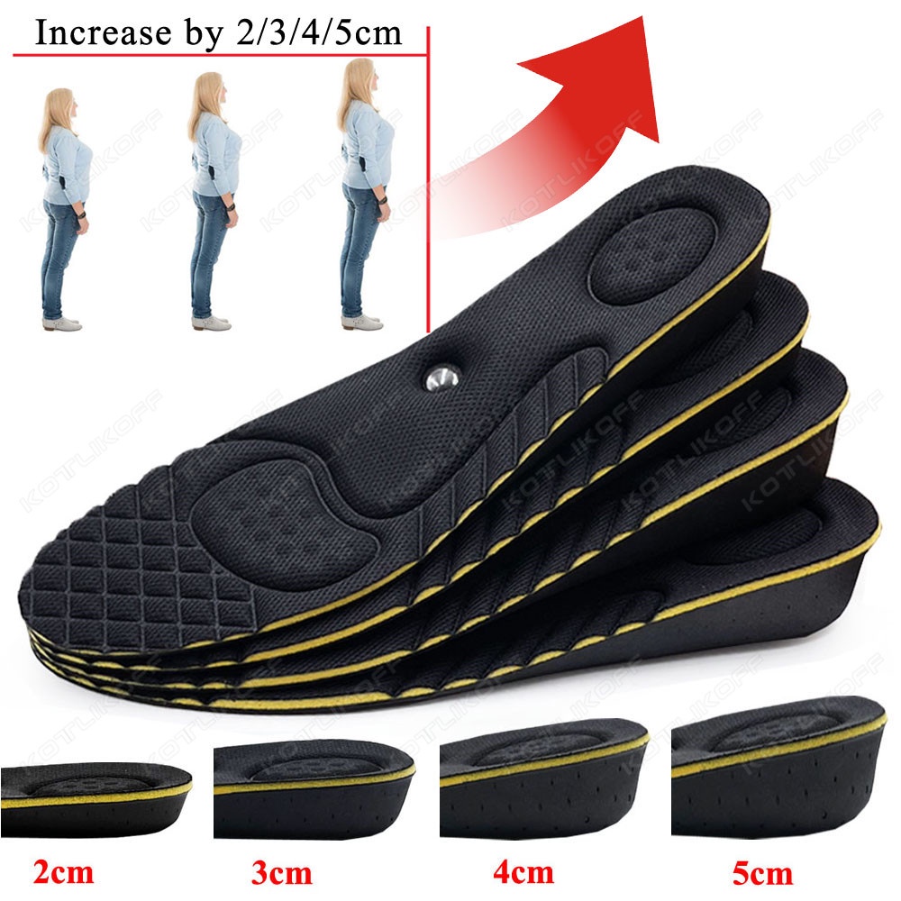 Ultralight Invisible Height Increase Insoles For Men Women Magnet ...