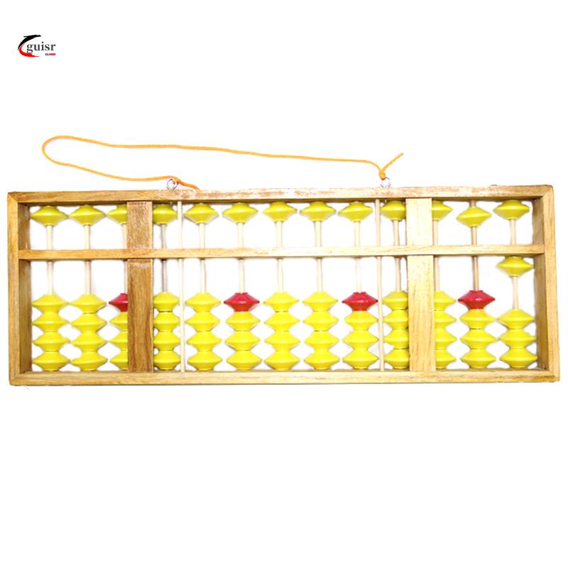 Chinese Abacus 13 Column Wood Hanger Big Size Non-Slip Abacus Chinese ...