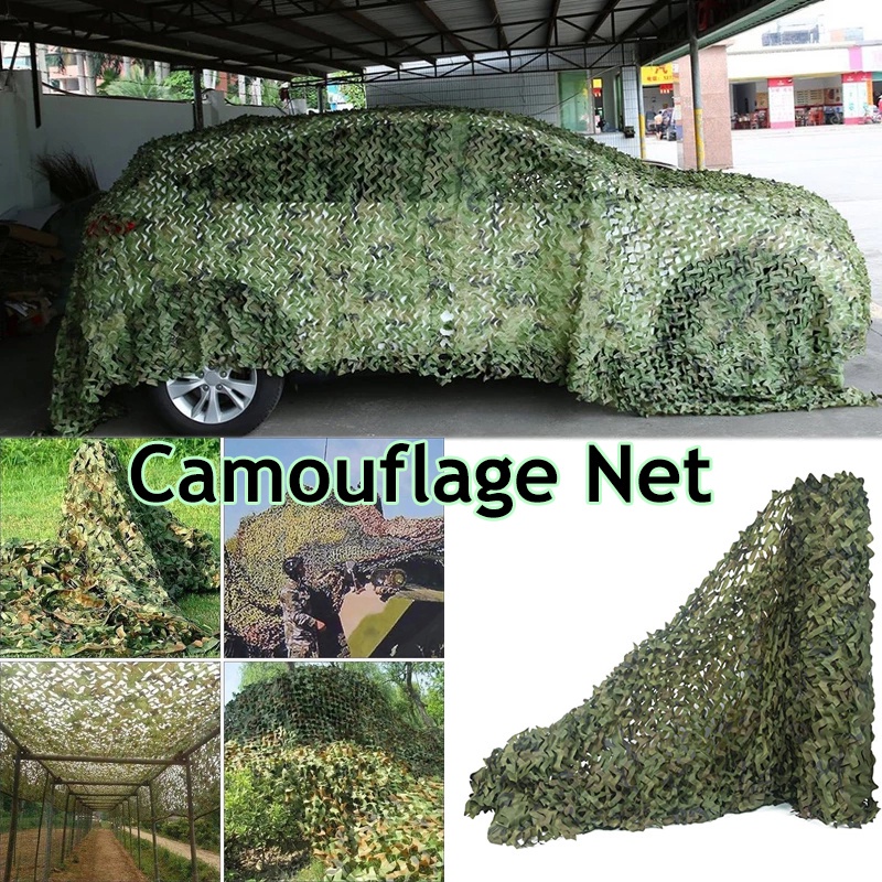 Camouflage Netting Shelter Military Hunting Camping Covering Fence ...