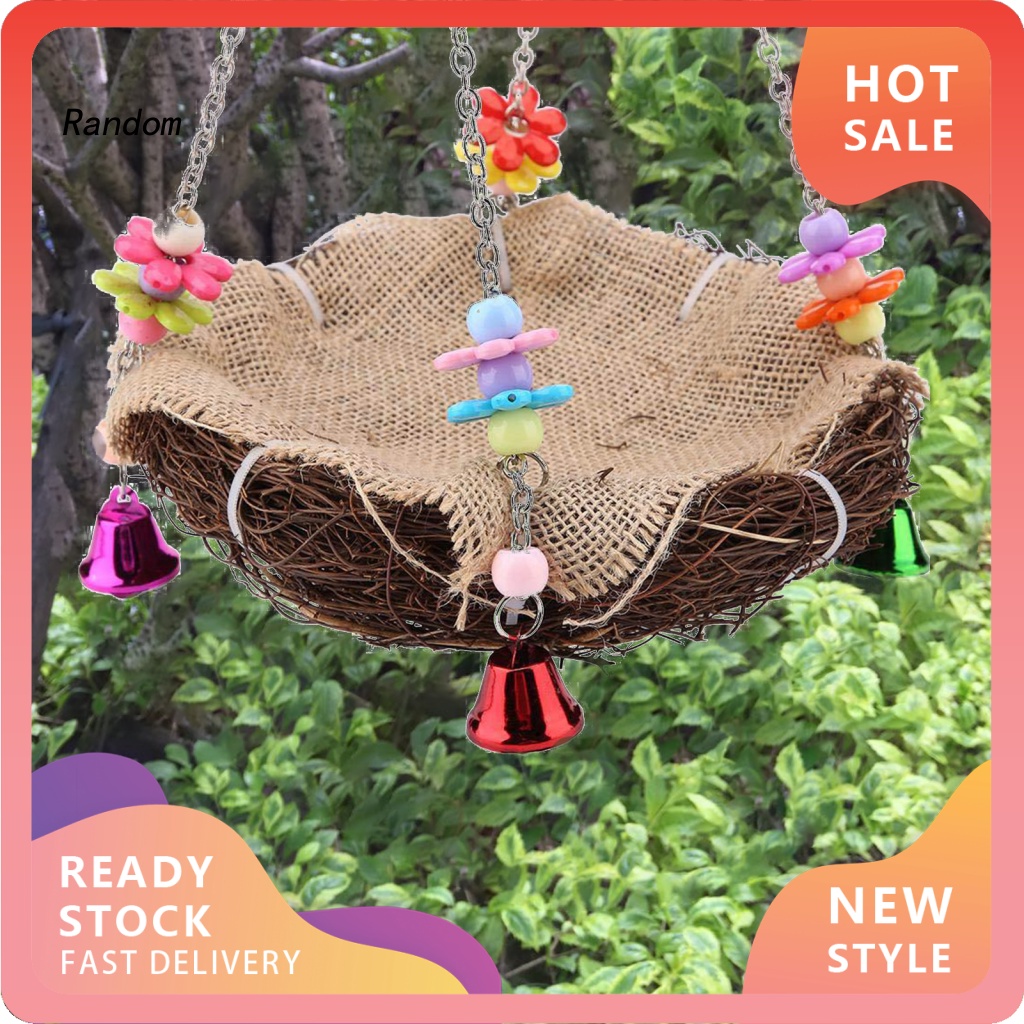 RAN 2 Sizes Pet Hanging Swing for Pet Parrot Biting Swing Creative ...