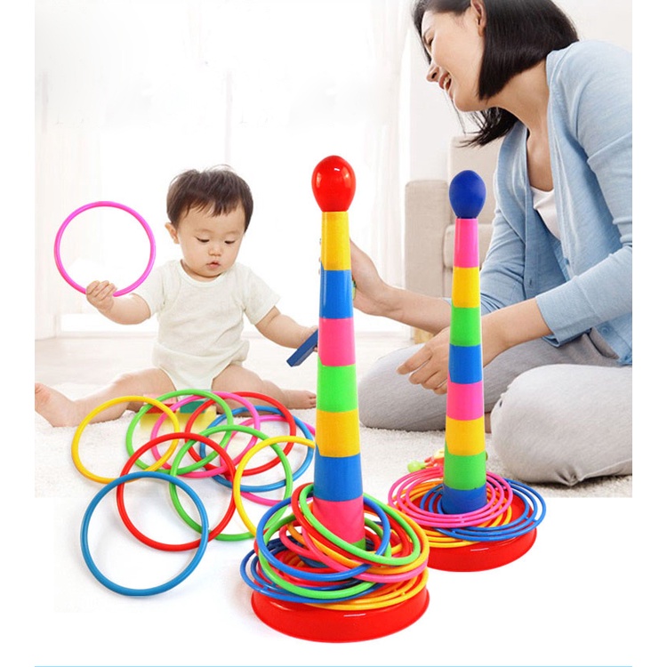 Children Outdoor FunToy Sports Circle Ferrule Stacked Layers Game ...