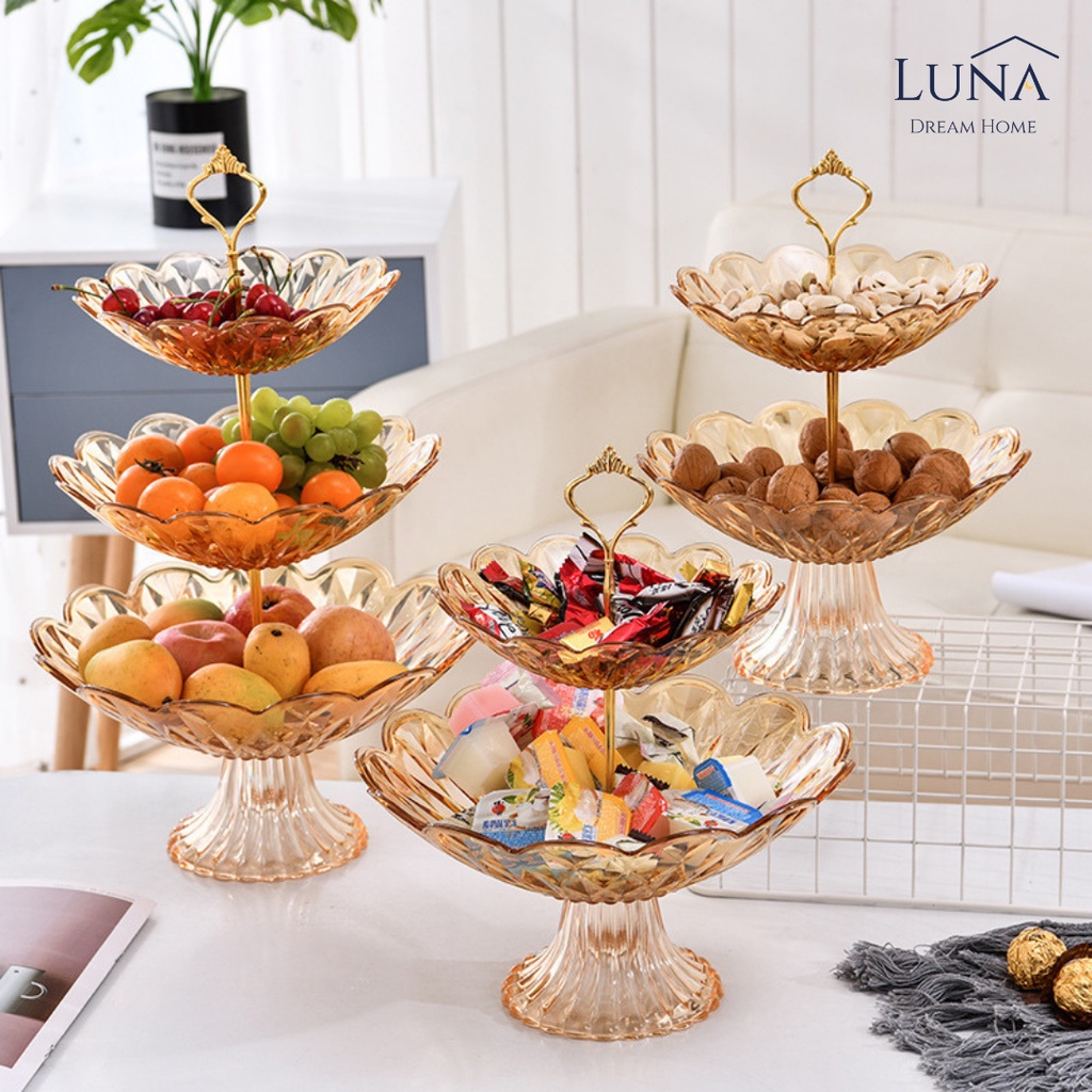 LUNA [Rogan Platter] Hari Raya Multi Tier Kitchenware Dessert Cake ...