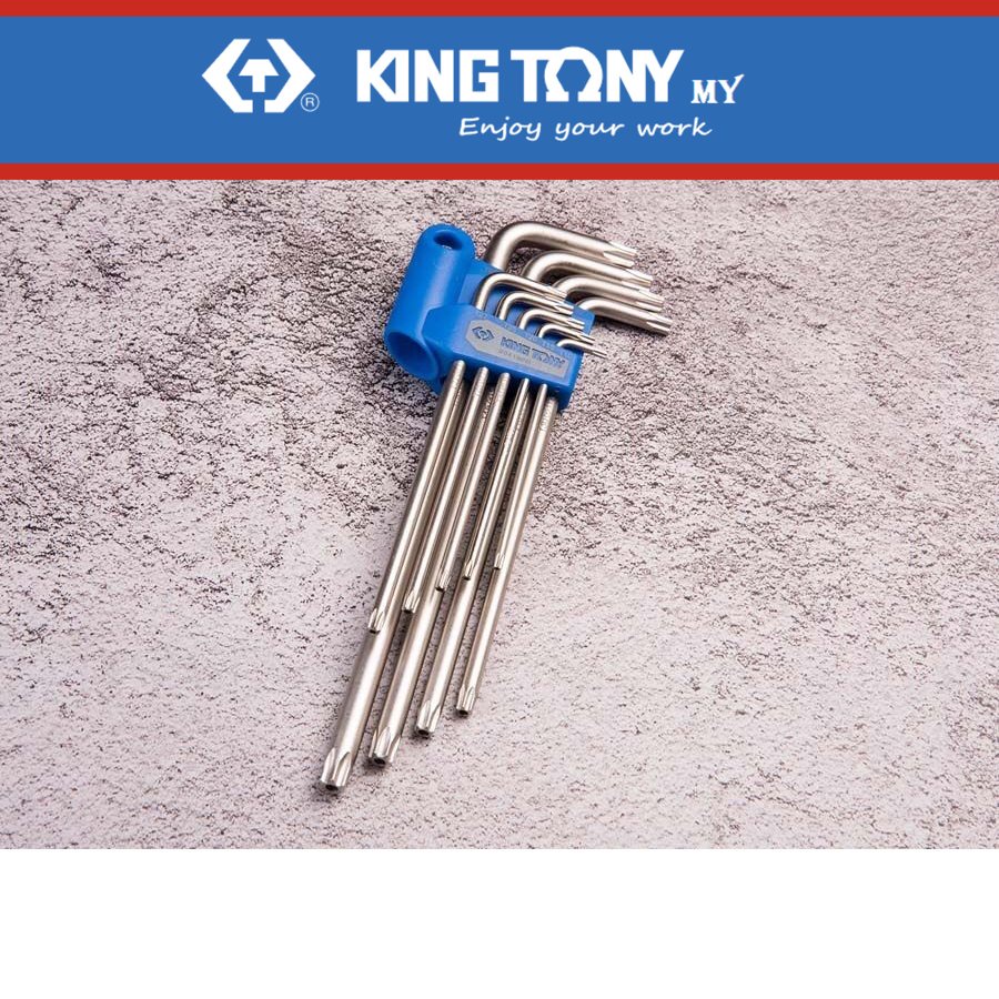 9 PC. Star/ Torx Key Wrench Set/ Allen Key (With Hole) | Shopee Malaysia