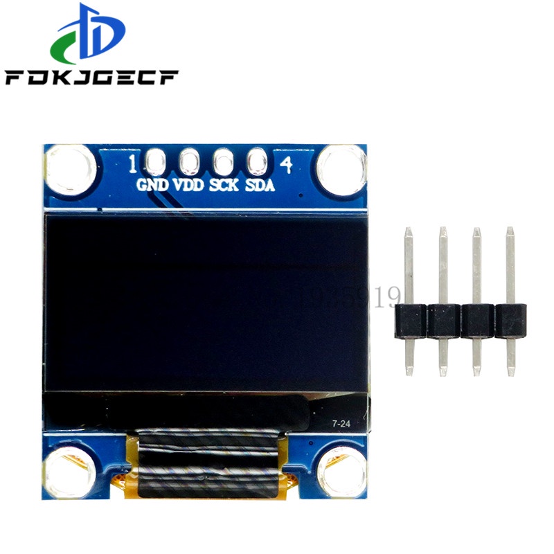 4pin 0.96 inch oled IIC Serial White/Blue/Yellow blue OLED Display ...