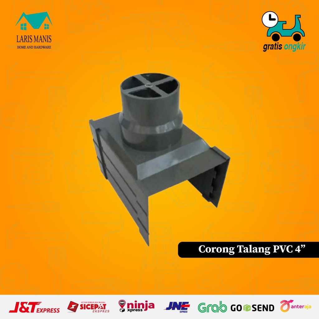 4" GUTTER FUNNEL PVC GUTTER FUNNEL 4 INCH RUBBER GUTTER FUNNEL | Shopee ...