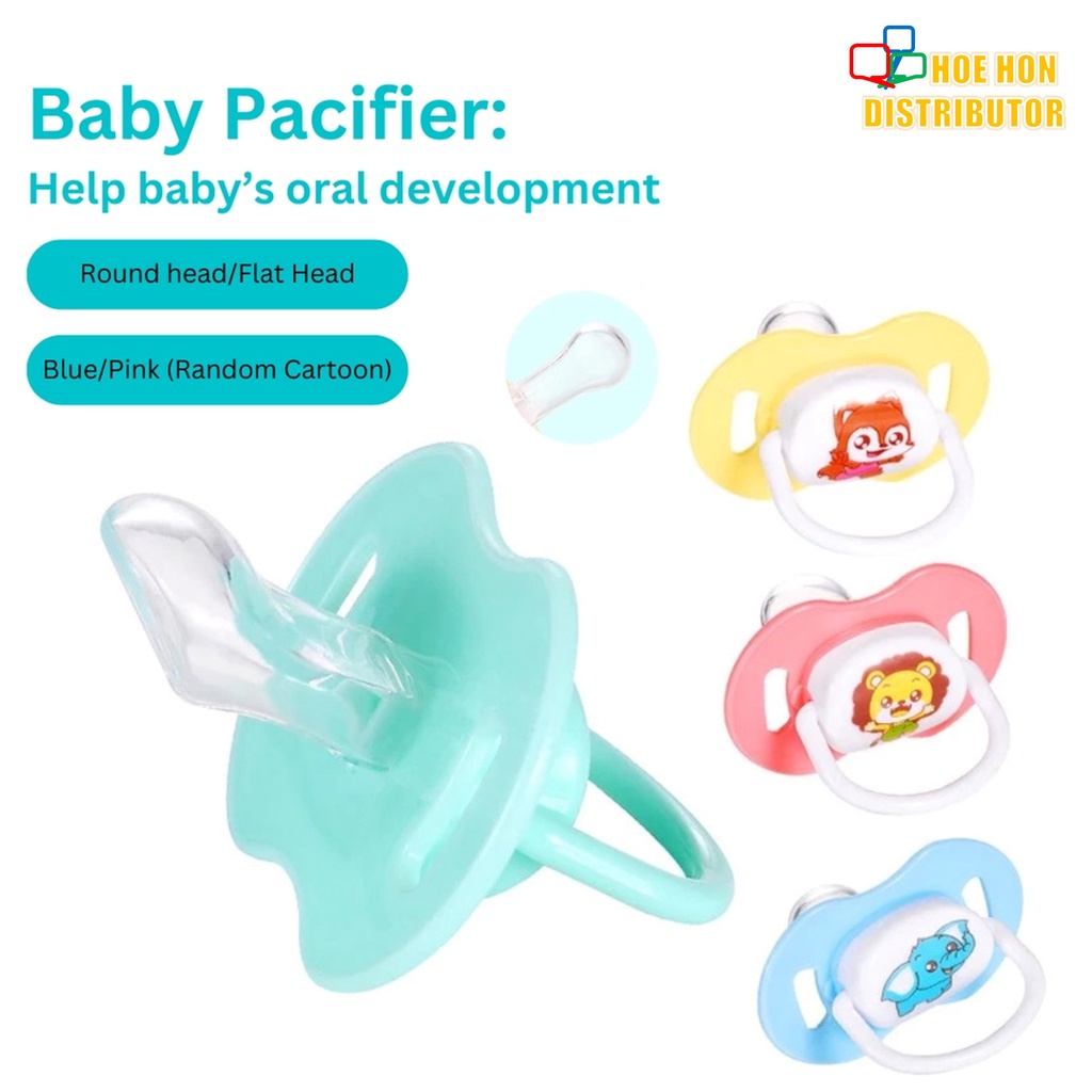 Baby Pacifier with Cover Animal Design 1pc Infant Silicone Nipple ...