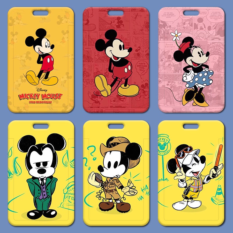 Anime Cartoon Mickey Mouse Clubhouse DIY Student School Campus ID Card ...