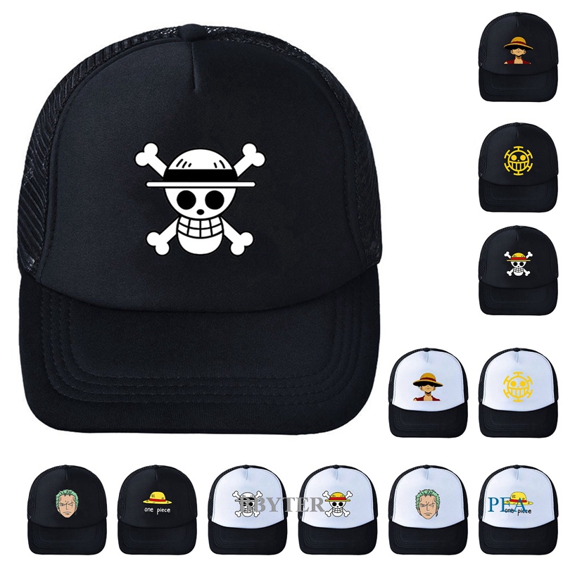 BBYTER New Anime One Piece Luffy Baseball Cap Fashion Men's Women's ...